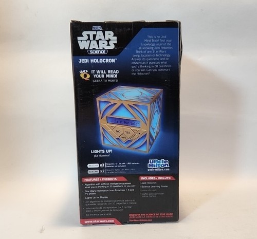 Star Wars Science Jedi Holocron 20 Questions Magic Cube 2015 Uncle ...