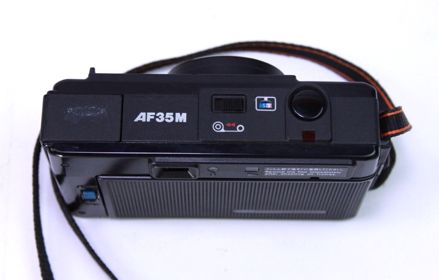 VTG Canon AF35M Auto focus 35mm Film Camera Works Great- Bad Latch ...