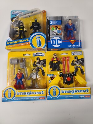 DC Heroes IMAGINEXT LOT Unite Superman Red Robin Batman Super Friends ...