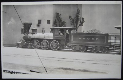 Baltimore and Ohio Railroad "Thatcher Perkins" No. 117 Locomotive RPPC ...