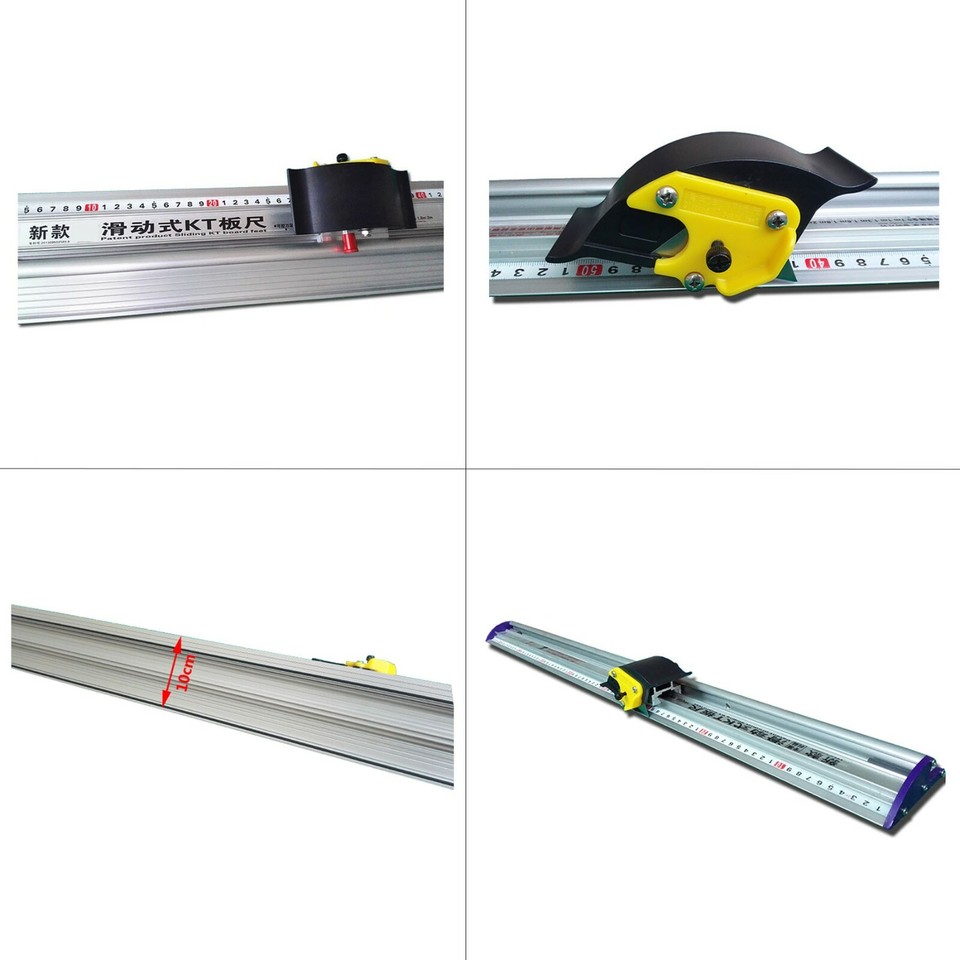 27.5" - 79" Sliding KT Board Trimmer Cutting Ruler for PP Paper PVC PET ...
