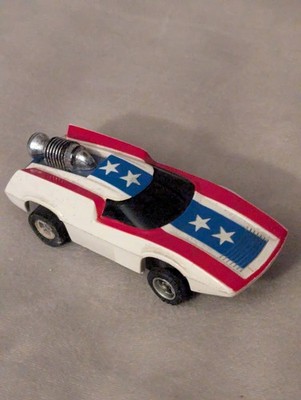Aurora AFX Slot Car Terrible Turbo Turn-On Vintage Stars and Stripes ...
