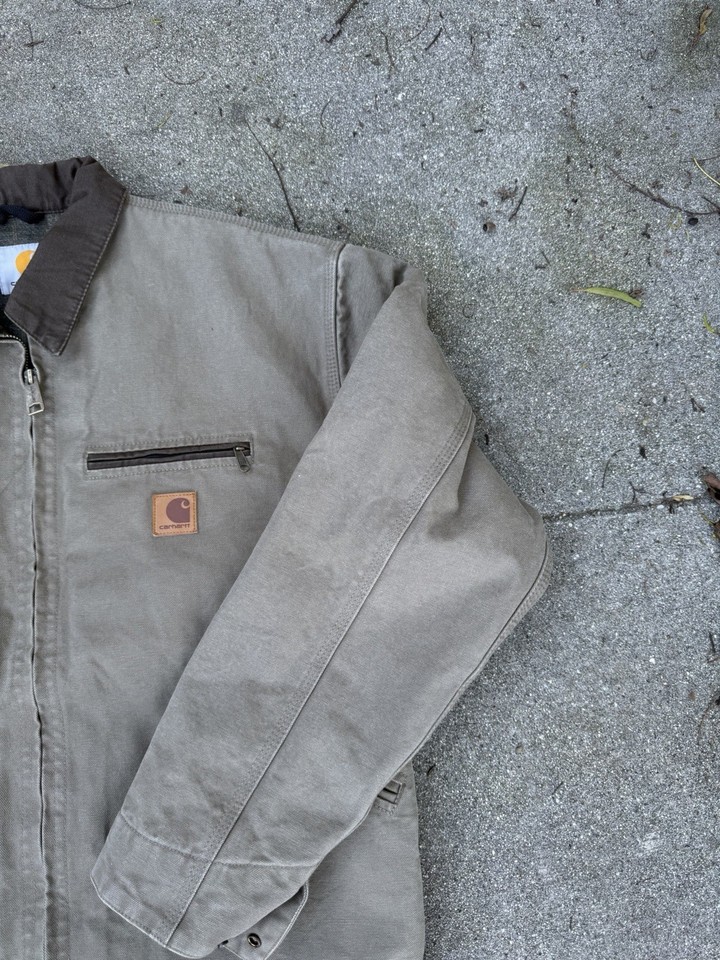 Vintage Carhartt Detroit J97 Sand | eBay