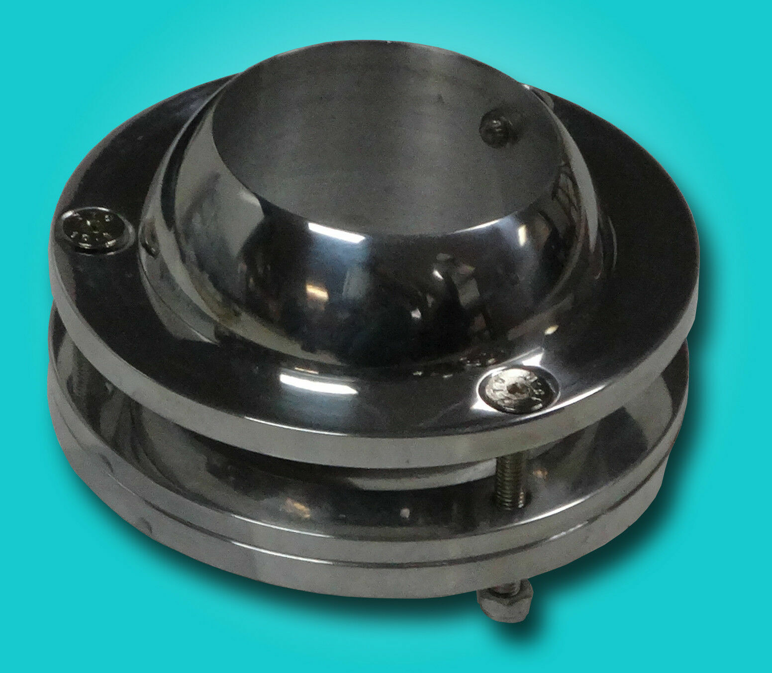 Universal 2" Swivel Base Floor Mount & 2 1/2" Chrome Steering Column ...