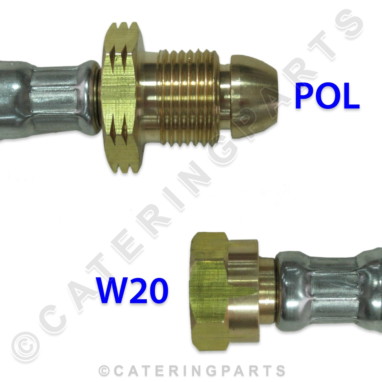 3 METRE LONG LPG HOSE POL X W20 PIGTAIL GAS PIPE 3M LP PROPANE BOTTLE ...