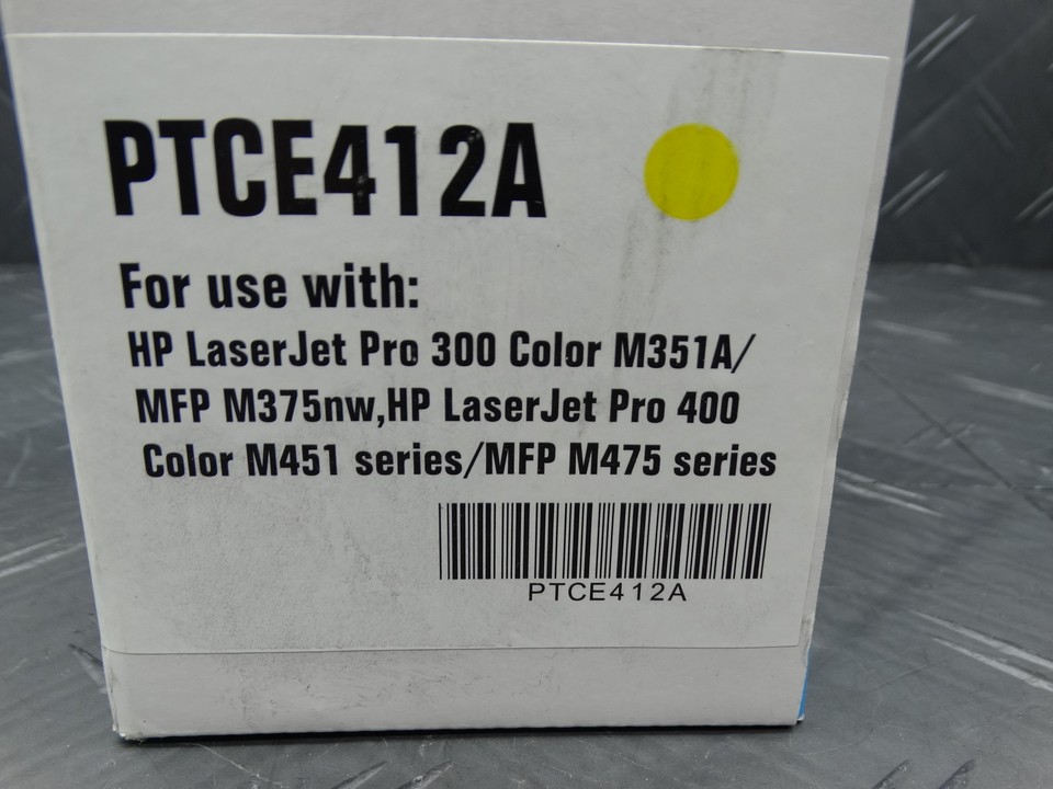Compatible HP CE412A 305A Laser Toner Cartridge (Yellow) For MFP M451DW ...