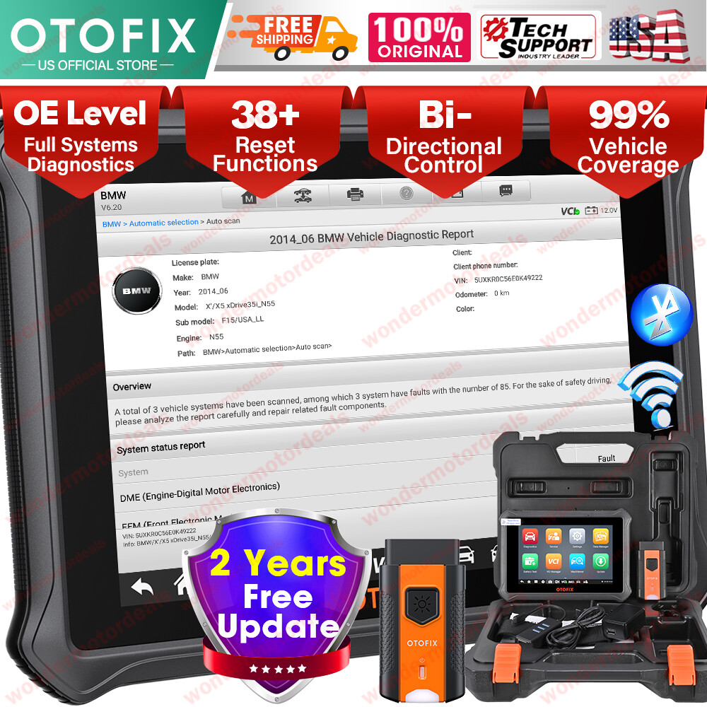 OTOFIX D1 Lite OBD2 Scanner Diagnostic Bidirectional Tool Full System ...