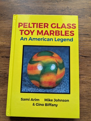 HTF Peltier Glass Toy Marbles Book Sami Arim, Mike Johnson, Biffany ...