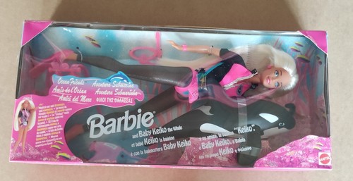 1996 Mattel Ocean Friends Barbie and Baby Keiko The Whale 15428 | eBay