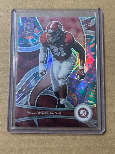2023 Chronicles Spectra Draft #47 Will Anderson Jr. Psychedelic Prizm ...