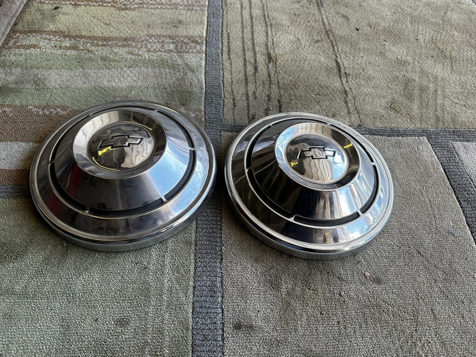 2 VINTAGE 1969 COPO CAMARO CHEVELLE 427 CHEVY COPO STYLE COVERS HUBCAPS ...