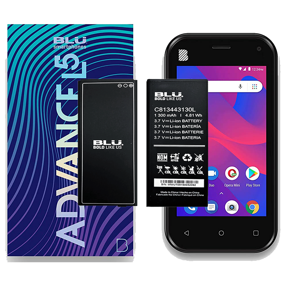BLU Advance L5 A390, BLU Advance A4 A410 OEM Battery C813443130L ...