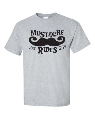 Mustache Rides Funny T shirt ,Hoodie,Tank or Long Sleeve | eBay