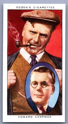 1938 Ogden's Actors Natural & Character Studies - Edward Chapman #4 - *Near Mint | eBay