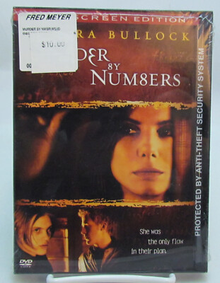 NEW Murder by Numbers (DVD, 2002, Widescreen) Ryan Gosling Sandra ...