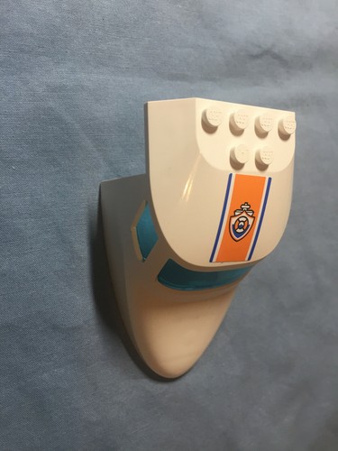 O Lego Aircraft Fuselage Forward 87613 w/ Stickers 6 x 10 x 4 60015 ...