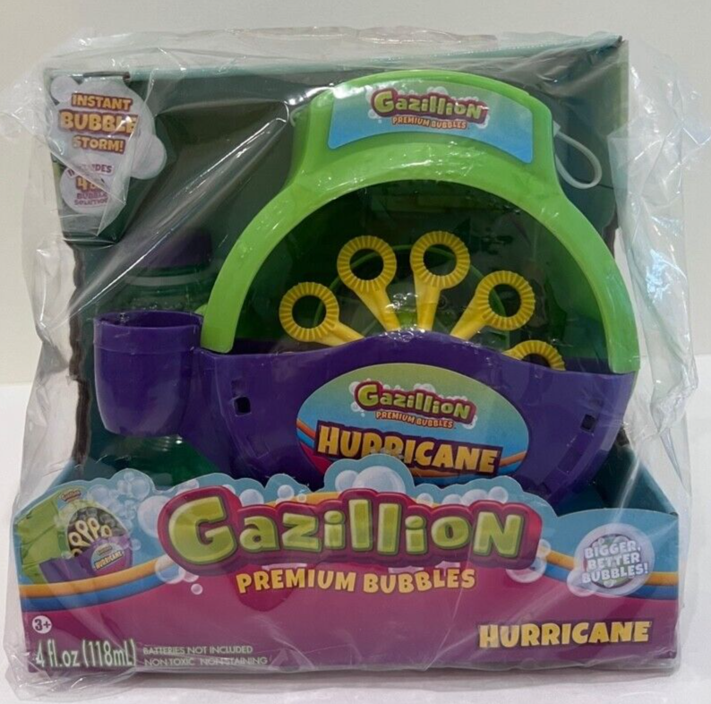 Gazillion Bubble Hurricane Machine Gazillion Premium Bubbles Light