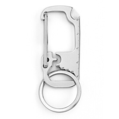 Men Women New Stainless Steel Multi Function Key Chain Clip Hook Buckle ...