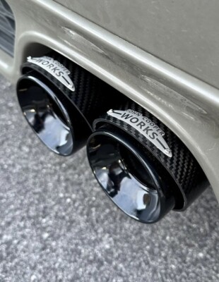 85mm MINI JCW EXHAUST TIP F54 F55 F56 F57 F60 R55 R56 R57 JOHN COOPER ...