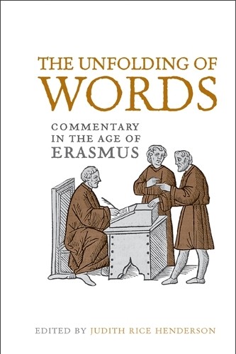 Judith Rice Henderson The Unfolding of Words (Taschenbuch) Erasmus ...