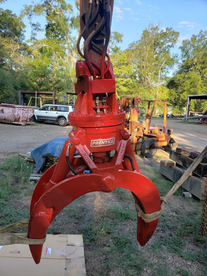 Prentice Knuckle boom Grapple Log Scrap Limbs Recycling Clamp | eBay