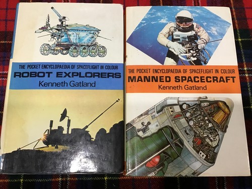 Manned Spacecraft/ Robot Explorers 2x books by Kenneth Gatland 1971/72 ...