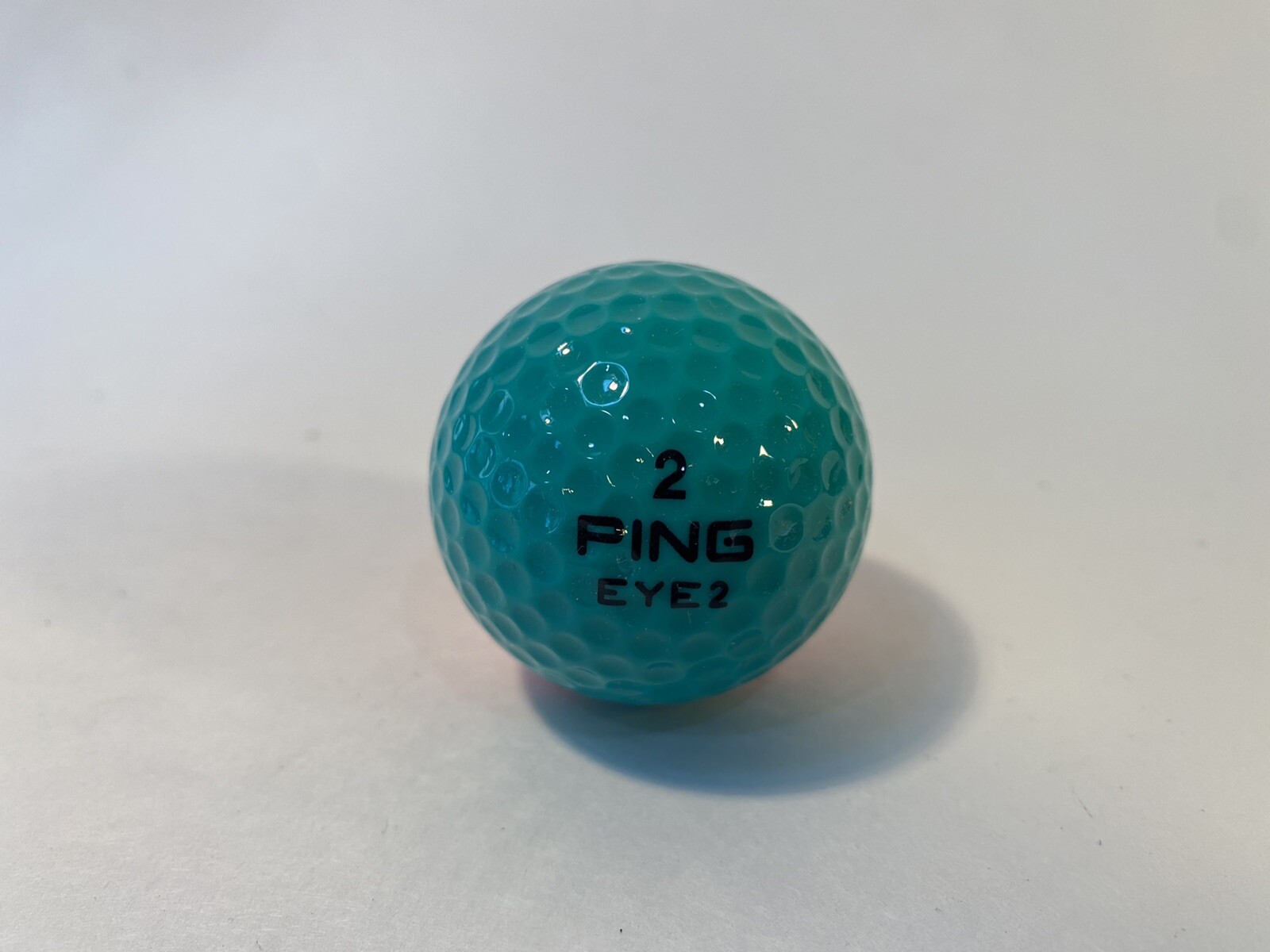 New Vintage Ping Eye 2 Golf Ball Teal and Pink Greenbrier Logo | eBay
