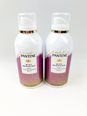 TWO Pantene Mist Behaving Dry Conditioner Mist 3.9oz | eBay