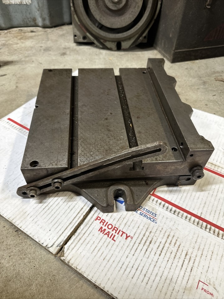Bridgeport Milling Machine Sine Table Tilting Angle Plate Setup Block ...