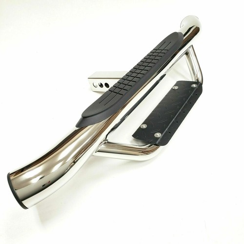 Chrome Steel Tow Hitch Step Bar Guard Drop Step For 2" Receiver Truck ...
