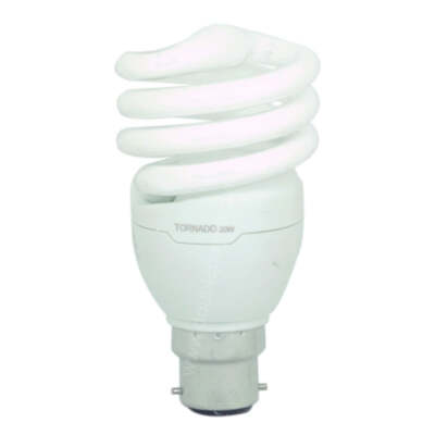 PHILIPS Tornado Spiral Energy Saving Light Bulb B22 240V 20W C/DL ...