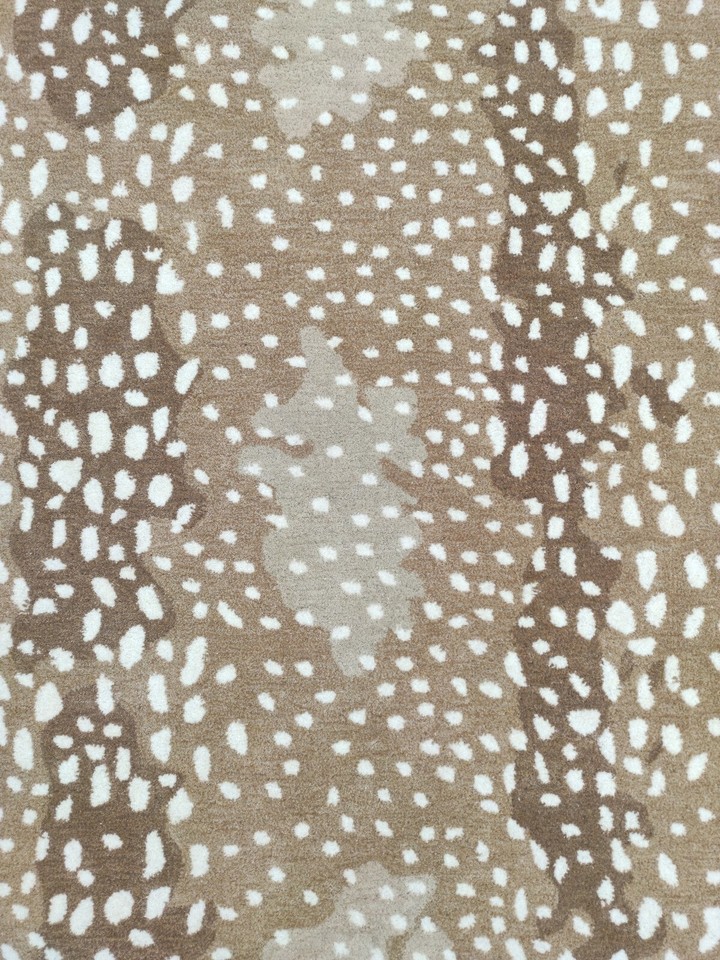 Antelope Area Rug Handmade Stark Like Design Tufted 100% Wool 3x5 5x8 ...