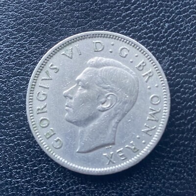 Rare 1948 Two Shillings Coin with King George VI - Collector's Item ...