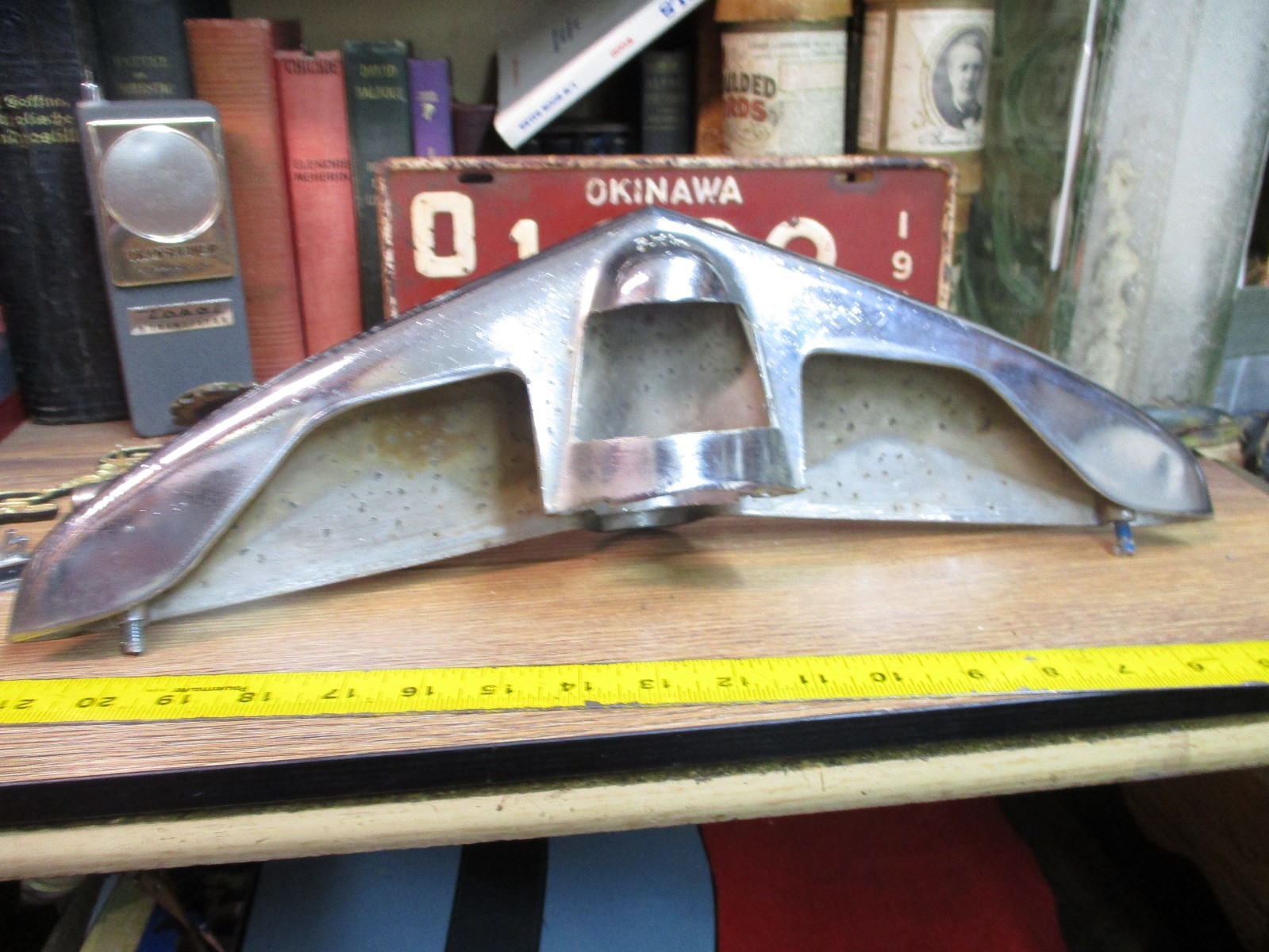 1952 Studebaker Commander OEM Chrome Trunk Deck Lid Trim Emblem Part No ...