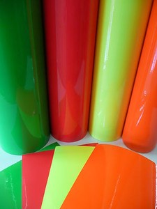 BUY 2 GET 1 FREE! A4, 1m Roll Fluorescent Self Adhesive Vinyl Sign ...