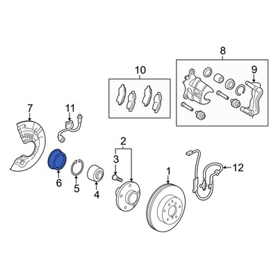 For Lexus ES300h 2013-2018 Lexus 4324673010 Wheel Bearing Dust Cap | eBay