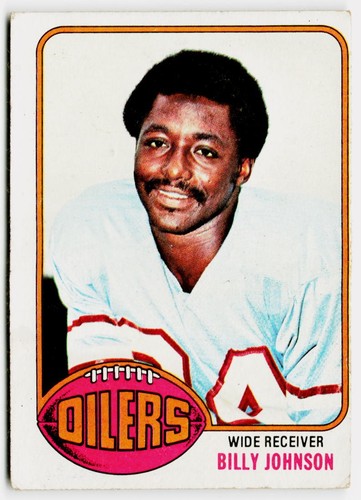 Billy Johnson 1976 Topps #223 Rookie Houston Oilers | eBay