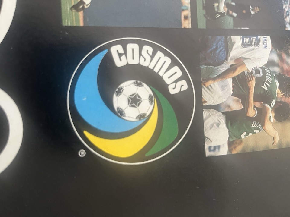 1978 Vintage Poster NASL Soccer New York Cosmos 18” X 23”. Gulf Oil ...