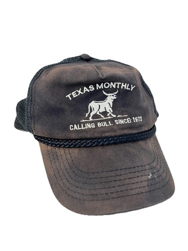 Vintage Faded Distressed Texas Trucker Rope SnapBack Hat Cowboy Austin ...