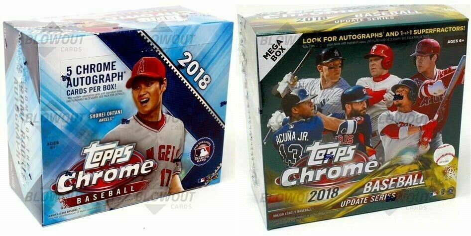 2018 Topps Chrome & Update Baseball Singles Pick Card Build Complete ...