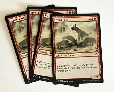 Hyena Pack (4) Amonkhet NM MTG Magic the Gathering | eBay
