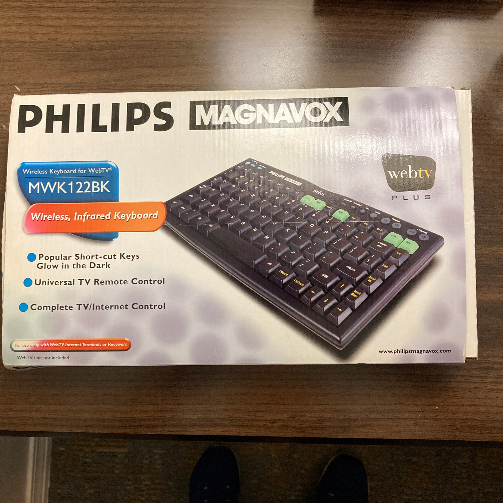 Philips MWK122BK Wireless WebTV Keyboard for sale online | eBay