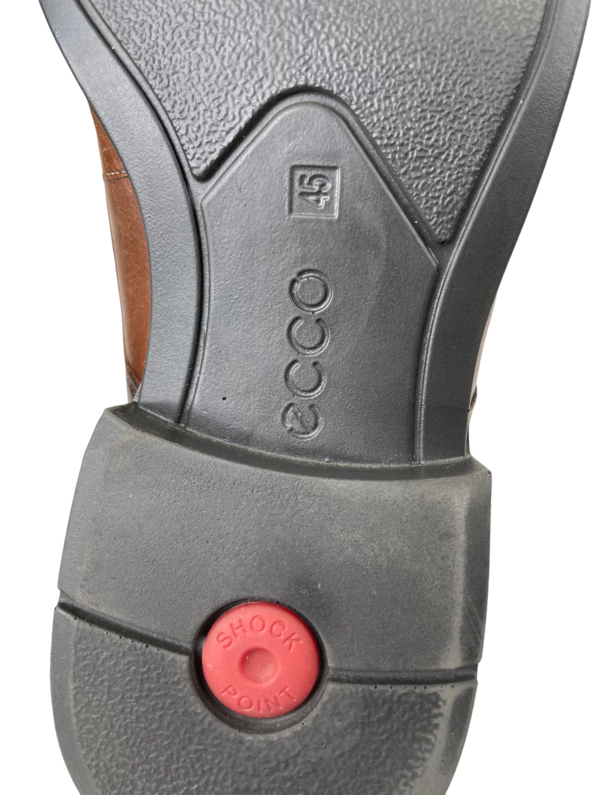 Ecco Men's Cairo Brown Leather Apron Toe Derby Dress … - Gem