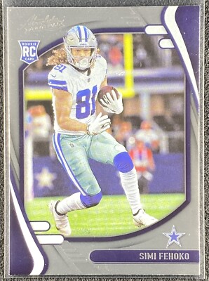 2021 Panini Absolute Football Simi Fehoko Rookie Card #141 - Dallas ...