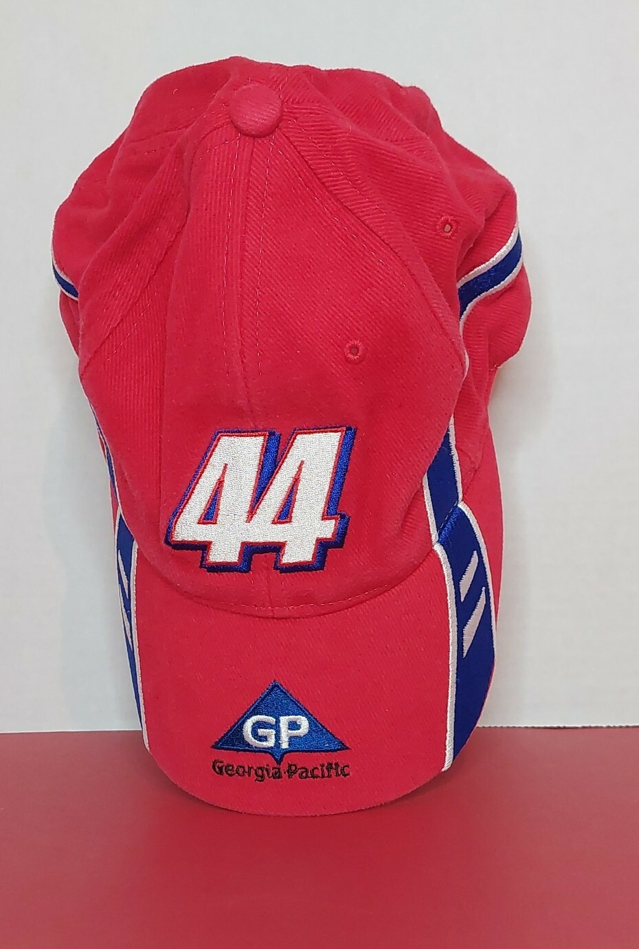 Nascar #44 Adjustable Salesman Sample Hat Cap Georgia… - Gem