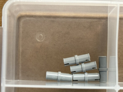 LEGO Parts - Light Bluish Gray Technic, Pin - No 3673 - QTY 5 | eBay