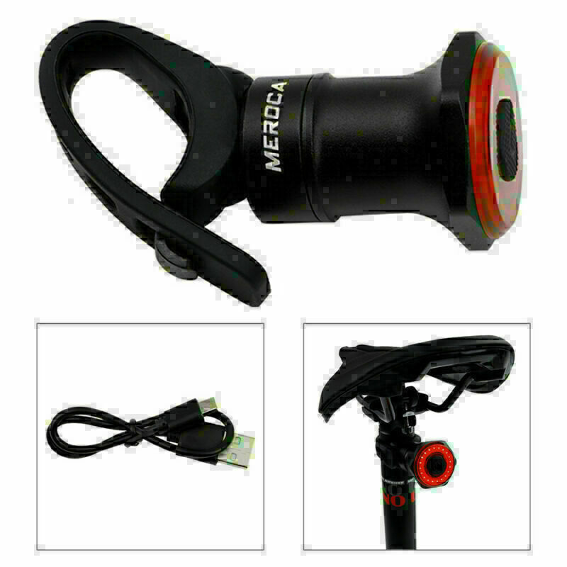 Smart Bicycle Rear Light Auto Start Stop Brake Sensing Tail Taillight Bike LED | eBay UK