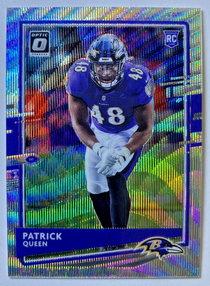 2020 Panini Donruss Optic Patrick Queen Silver Wave Prizm RC #118 /199 ...