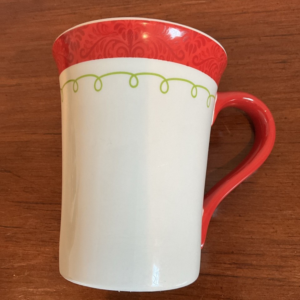 Cracker Barrel Christmas Christian Theme Coffee Mug 4-3/4" H x 4" D EUC ...
