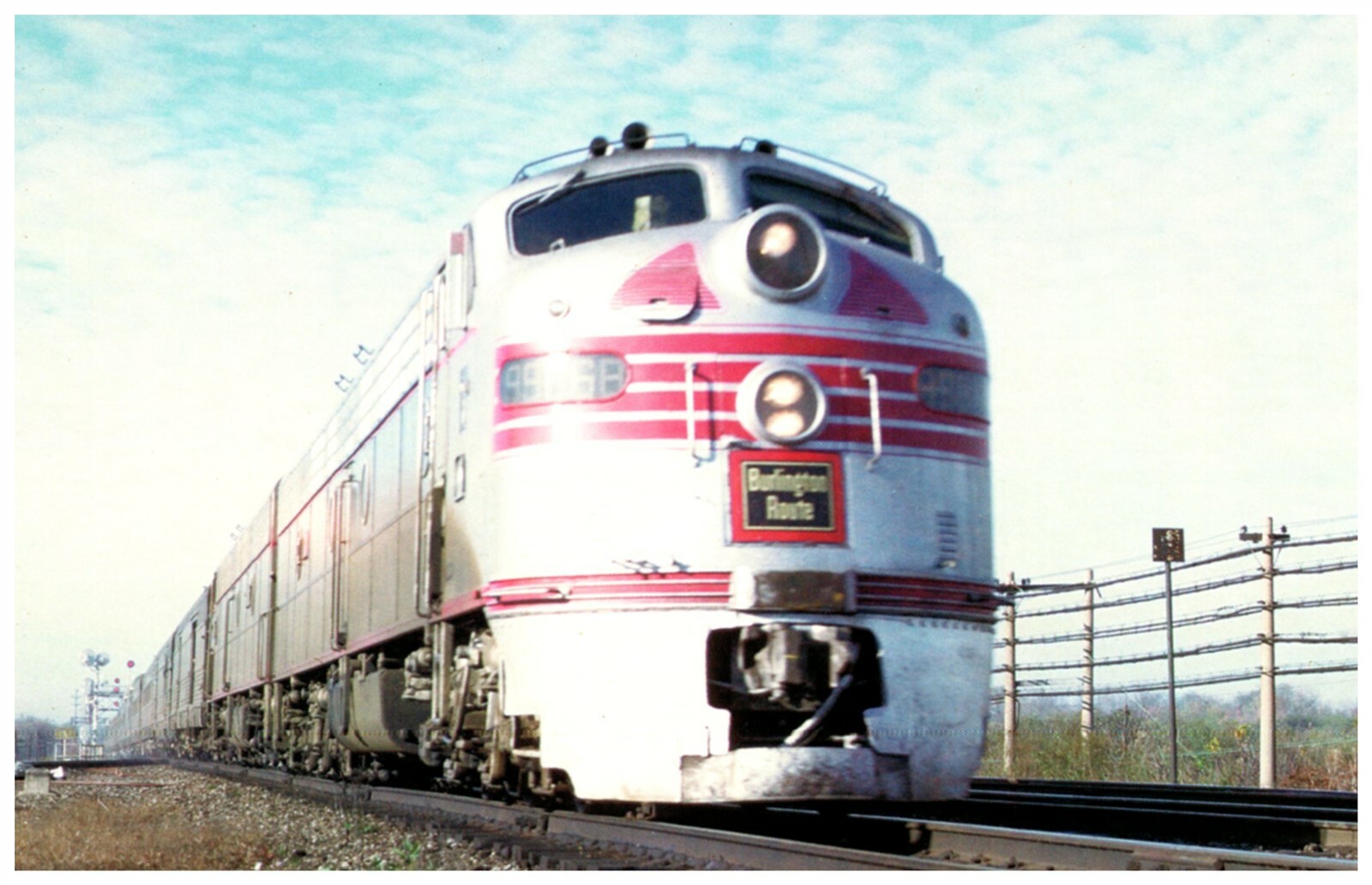 EMD Twin-Engine E8 Train Chicago Burlington & Quincy #996-B 1962 | eBay